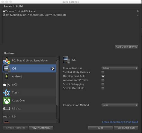 Arkit Remote Failed To Connect To Player Questions And Answers Unity