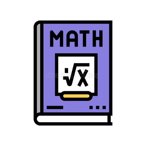 Book Math Science Education Color Icon Vector Illustration Stock Illustration Illustration Of