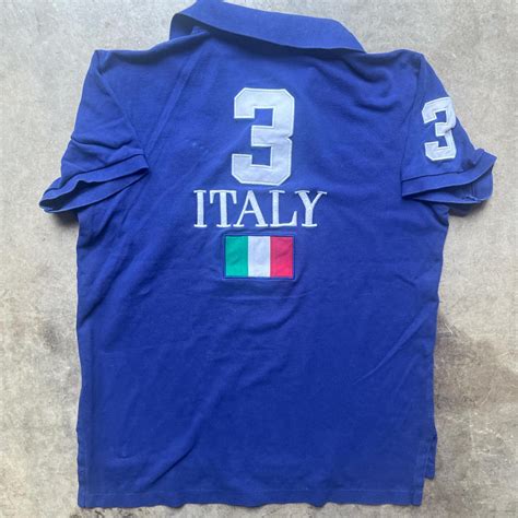Y2k Vintage Ralph Lauren Italy Polo Shirt Chief Keef Depop