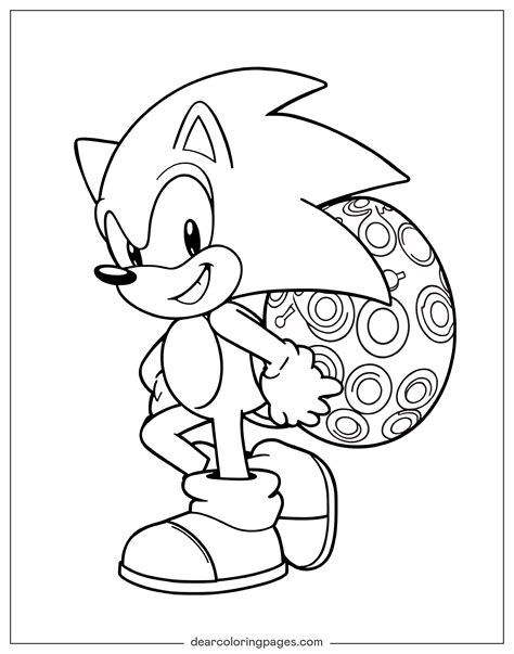 Coloriages Sonic 29 Dessins Gratuits