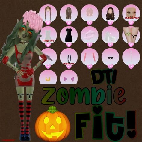 Zombie Dti Fit🎃👻🧟‍♂️ In 2024 Dress To Impress Halloween Fitness
