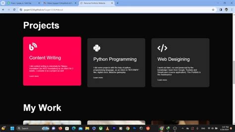 Gugan R On Linkedin Gugan I Will Do Personal Or Work Portfolio Website To My Customers For