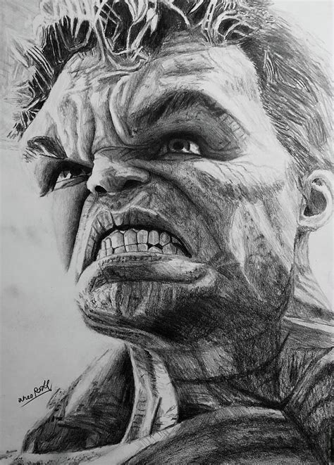 Incredible Hulk Pencil Drawings