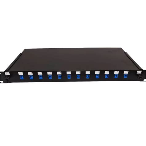 Lc 12 Core Simplex Sc Connector Patch Panel Metal Fiber Splice