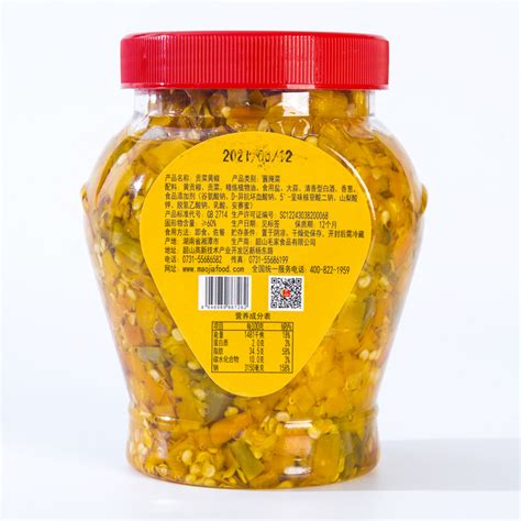 毛家食品贡菜黄椒450g湖南特产韶山汤妈妈黄贡椒湘菜佐料 虎窝淘