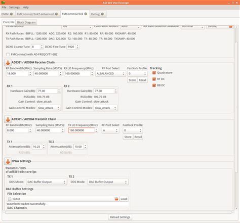 ad fmcomms3 ebz transmiter output waveform qanda fpga reference