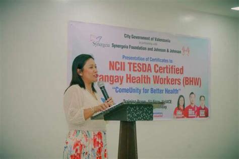 Valenzuela City Presents Tesda Ncii Certification To 31 Barangay Health Valenzuela City Presents Tesda Ncii Certification To 31 Barangay Health