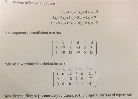 Solved Give Three Different Numerical Solutions To The