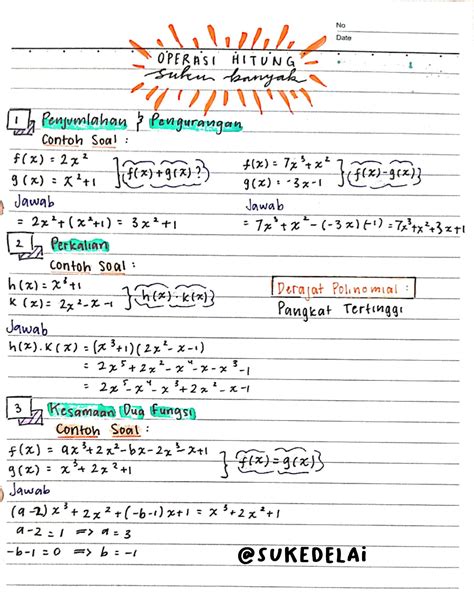Detail Contoh Soal Kesamaan Polinomial Koleksi Nomer 38