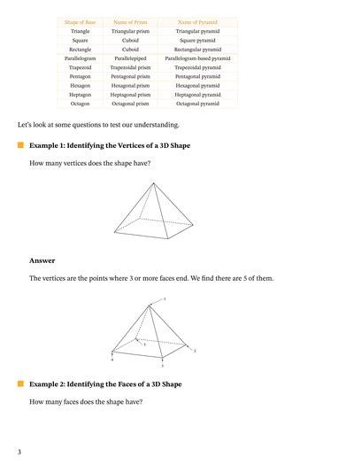 Lesson D Shapes Nagwa