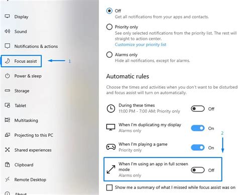 Fix Focus Assist Keeps Turning On 100 Working Wingeek