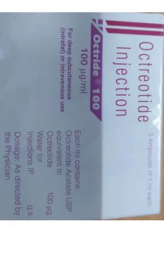 Octride 100mg Injectionoctride At Rs 220piece Octreotide Injection