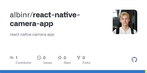 Github Albinrreact Native Camera App React Native Camera App