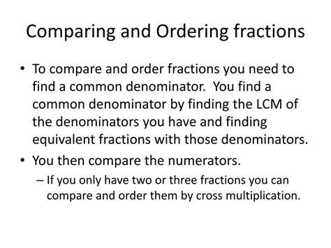 PPT Mastering Fractions Equivalent Comparing Adding And Subtracting PowerPoint