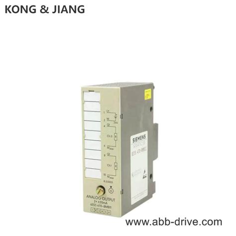 Siemens Simatic 6es5470 8mb11 Analog Output Module Industry Grade