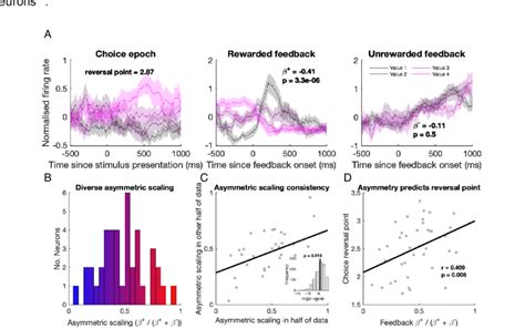 diverse asymmetric scaling of reward prediction errors predicts choice