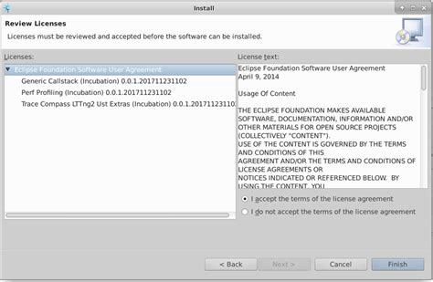 Trace Compass Rcp User Guide Trace Compass Incubator