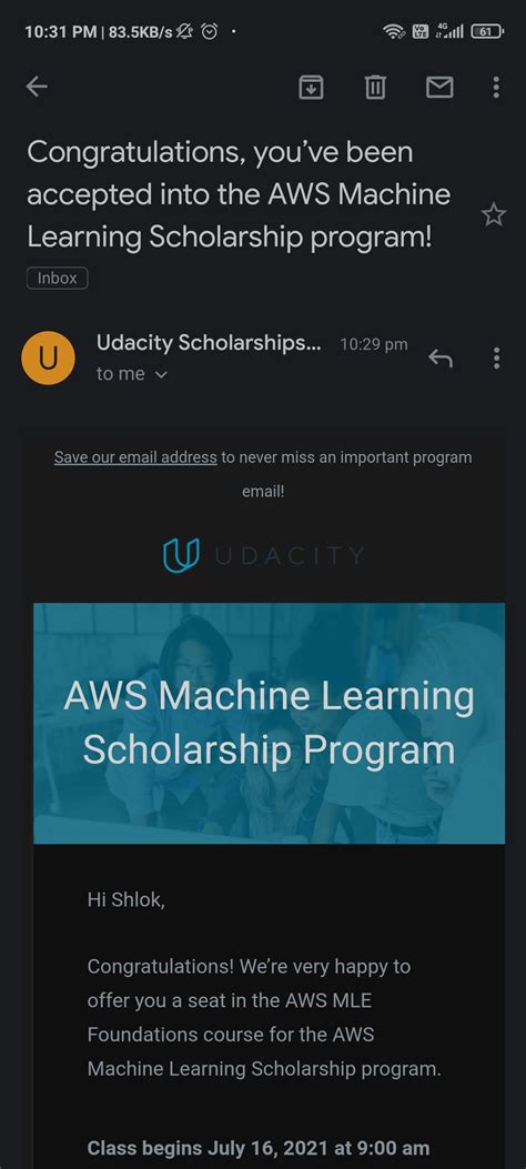 Shlok Rana On Linkedin Udacity Awscloud Machinelearning Learning 18 Comments