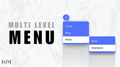 Easiest Way To Create A Multi Level Menu Pure Css In 3 Mins Youtube