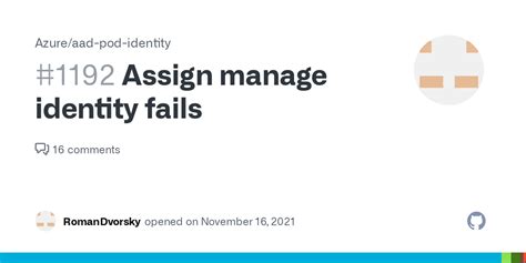 Assign Manage Identity Fails Issue Azure Aad Pod Identity Github