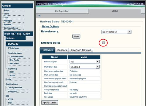 Toolpack V Status Menus Screen Conventions TB Wiki