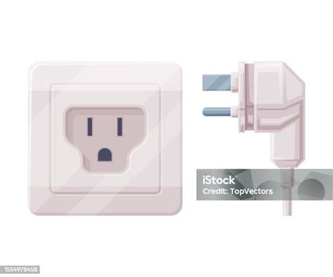 전기 장비 벡터 그림을 연결하기 위한 전원 플러그 및 소켓 전기 플러그에 대한 스톡 벡터 아트 및 기타 이미지 전기 플러그 콘센트 고압 전류 주의 Istock