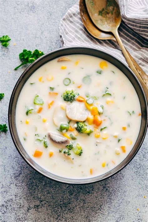 Creamy Corn Vegetable Soup