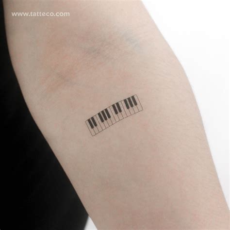Piano Keys Tattoo