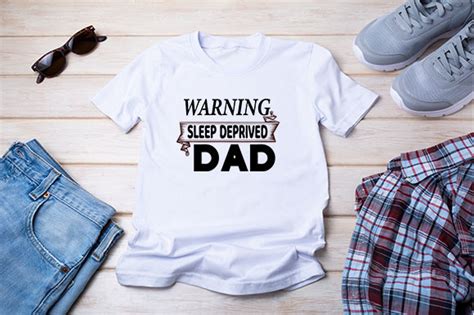 Warning Sleep Deprived Dad Graphic By Aynul Tees Creative Fabrica