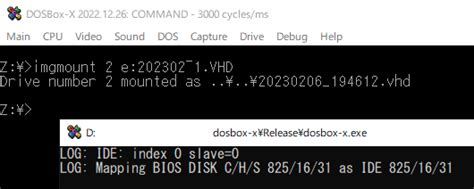 Unable To Mount Vhd Images On Dosbox X · Issue 3987 · Joncampbell123