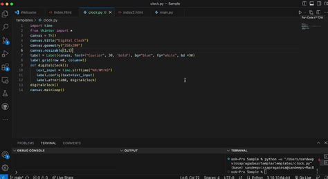 ambati ramya on linkedin digitalclock pythonprogramming