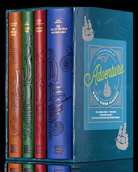 Adventure Word Cloud Boxed Set Boxed Sets Canterbury Classics