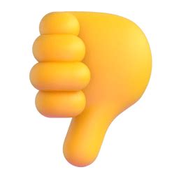 Thumbs Down Emoji Emoji Thumbs Down Meaning