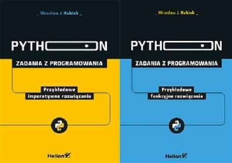 Python Zadania z programowania Książka Allegro