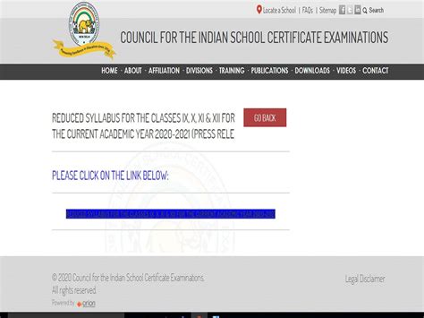 Cisce Reduced Syllabus Icse Isc Board Cisce Reduces The Load On Th Th Students Cuts