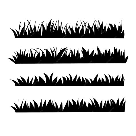 Premium Vector Vector Border Of Grass Realistic Style