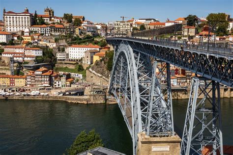 Porto Portugal September 13 2019 Dom Luis Bridge Across The Douro