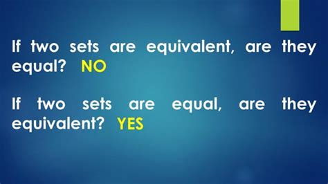 finite and infinite equal and equivalent ways of naming sets pdf