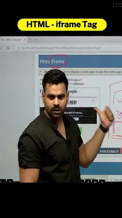 html iframe tag incapp rahulchauhansir shorts virelvideo