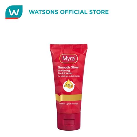Hot Myra E Smooth Glow Whitening Facial Wash 50ml Lazada Ph