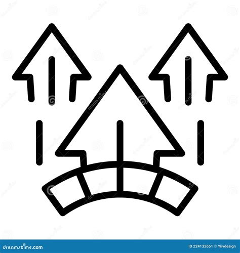 Level Up Icon Outline Vector Game Arrow Stock Vector Illustration Of Power Business 224132651
