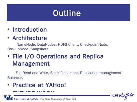 future work introduction hdfs the hadoop distributed file system