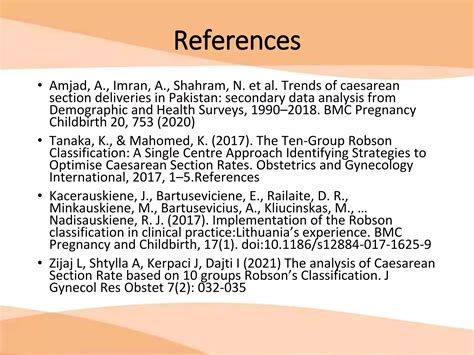 Robson Classification Dr Iqra Malikppt Pregnancy Reproductive Health