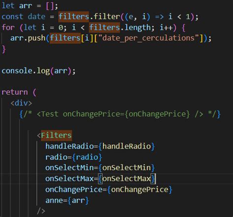 How To Pass An Array With Props Rreact