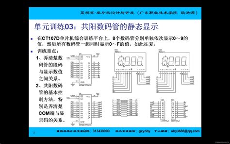 蓝桥杯学习03 共阳数码管的静态显示 共阳管显示数字 csdn博客