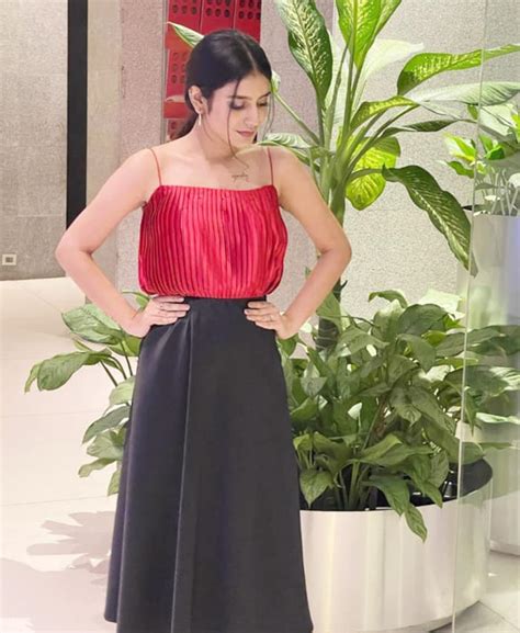 Priya Prakash Varrier Flaunts Her Chest Tattoo In This Sexy Outfit