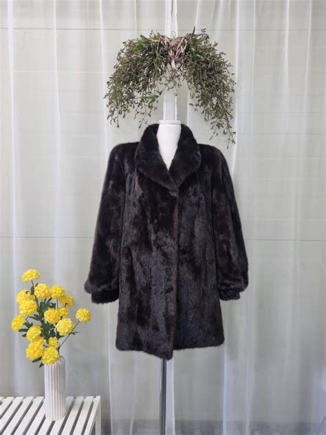 진도 오리지날 사가밍크 통밍크코트 헬로마켓