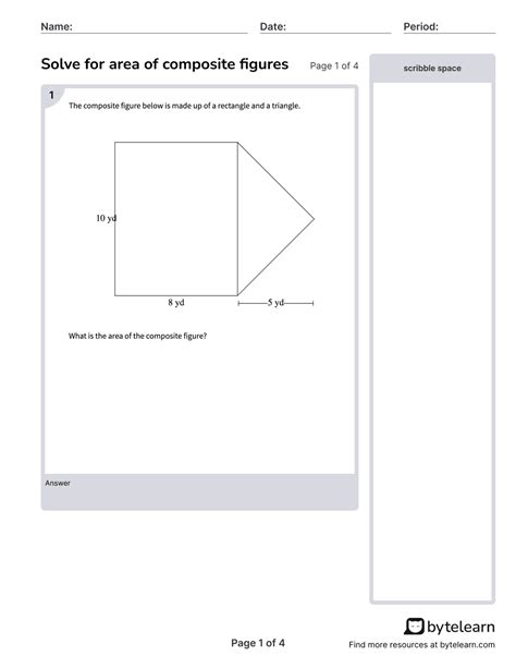 Finding Area Of Composite Figures