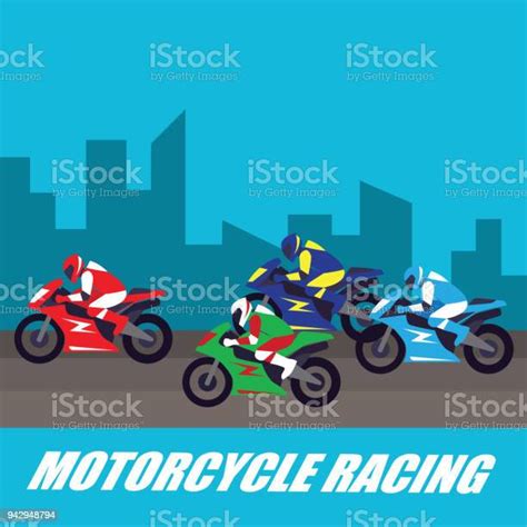 오토바이 경주 포스터와 배너입니다 벡터 일러스트 레이 션 Championship에 대한 스톡 벡터 아트 및 기타 이미지 Championship World