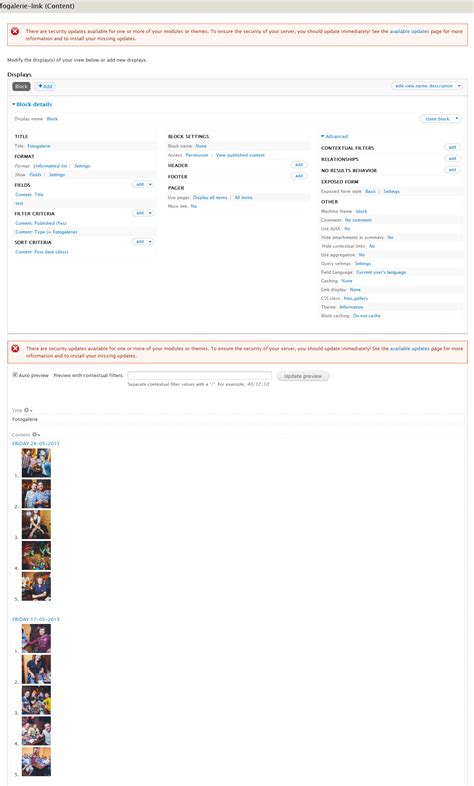 drupal how to manage two different view in single display for single